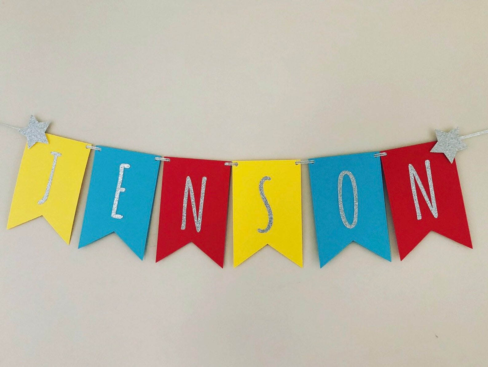 Custom Personalised Personalized Bunting, Any Name Any Number, Circus ...