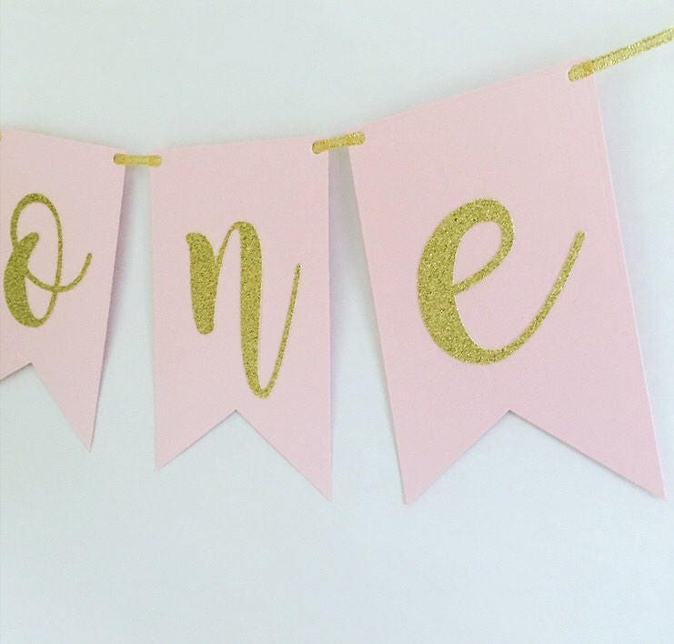One Bunting.highchair Bunting.1st Birthday | Etsy