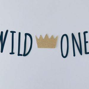 Wild One Banner, Where the Wild Things Are, Personalised Custom Bunting ...