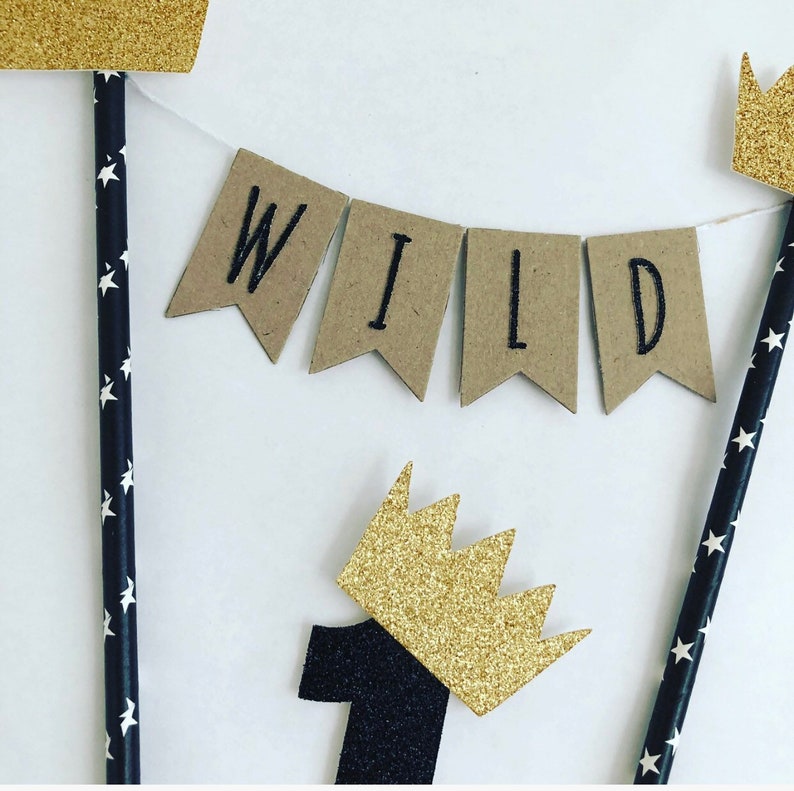 Wild One Birthday Wild One Cake Topper Where the Wild Things - Etsy