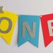 Highchair Bunting, Bunting, One Bunting, Carnival, Circus, 1st Birthday ...