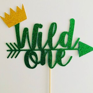Wild One Cake Topper, One Cake Topper, First Birthday Cake Topper, Wild ...