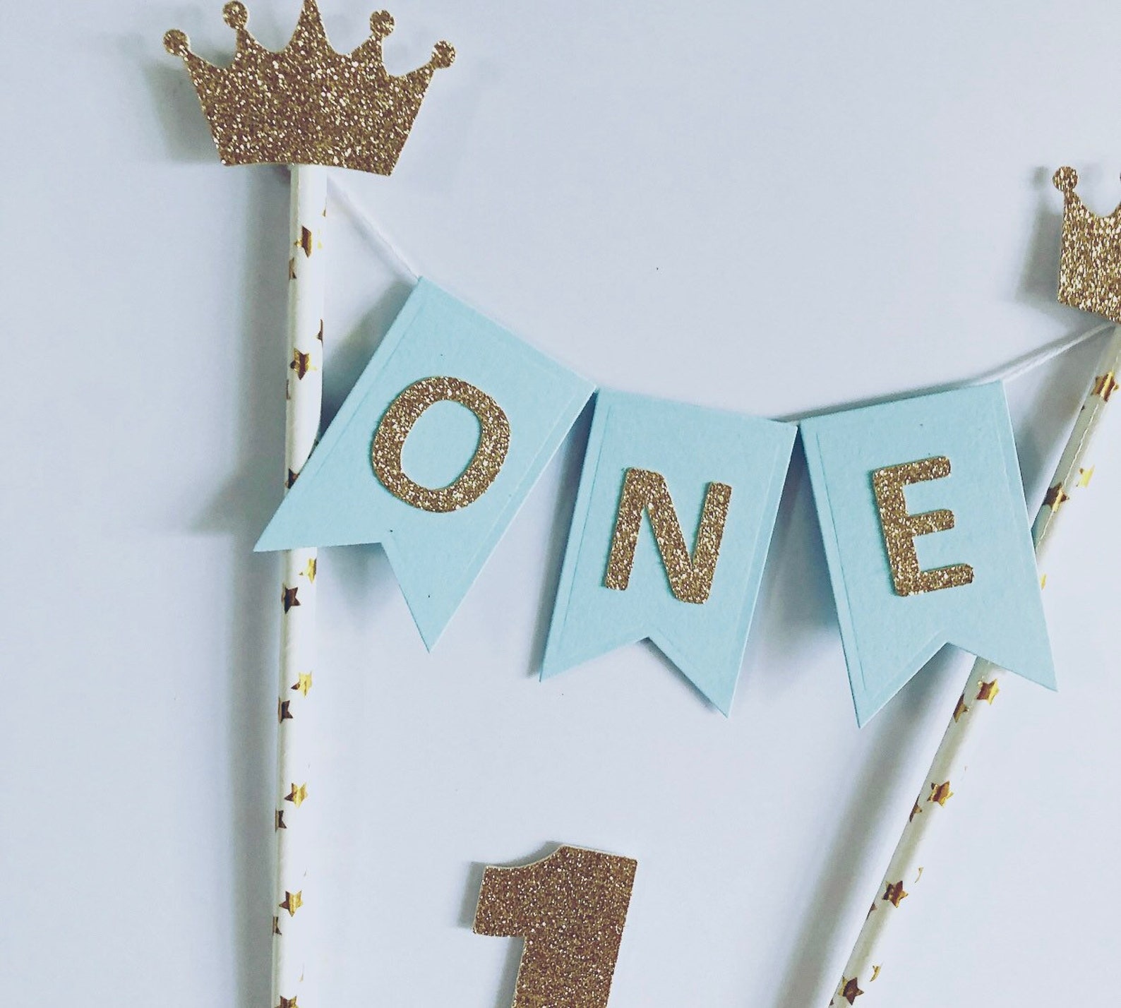 Prince Royal Crown Cake Topper,prince Cake Bunting,cake Topper,1st ...