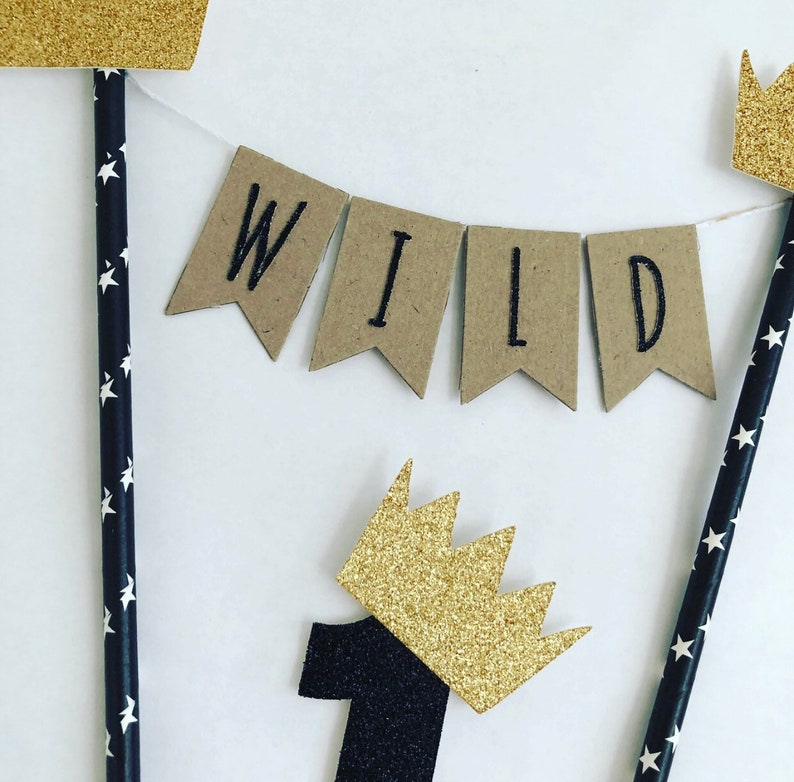 Wild One Birthday Wild One Cake Topper Where the Wild Things - Etsy