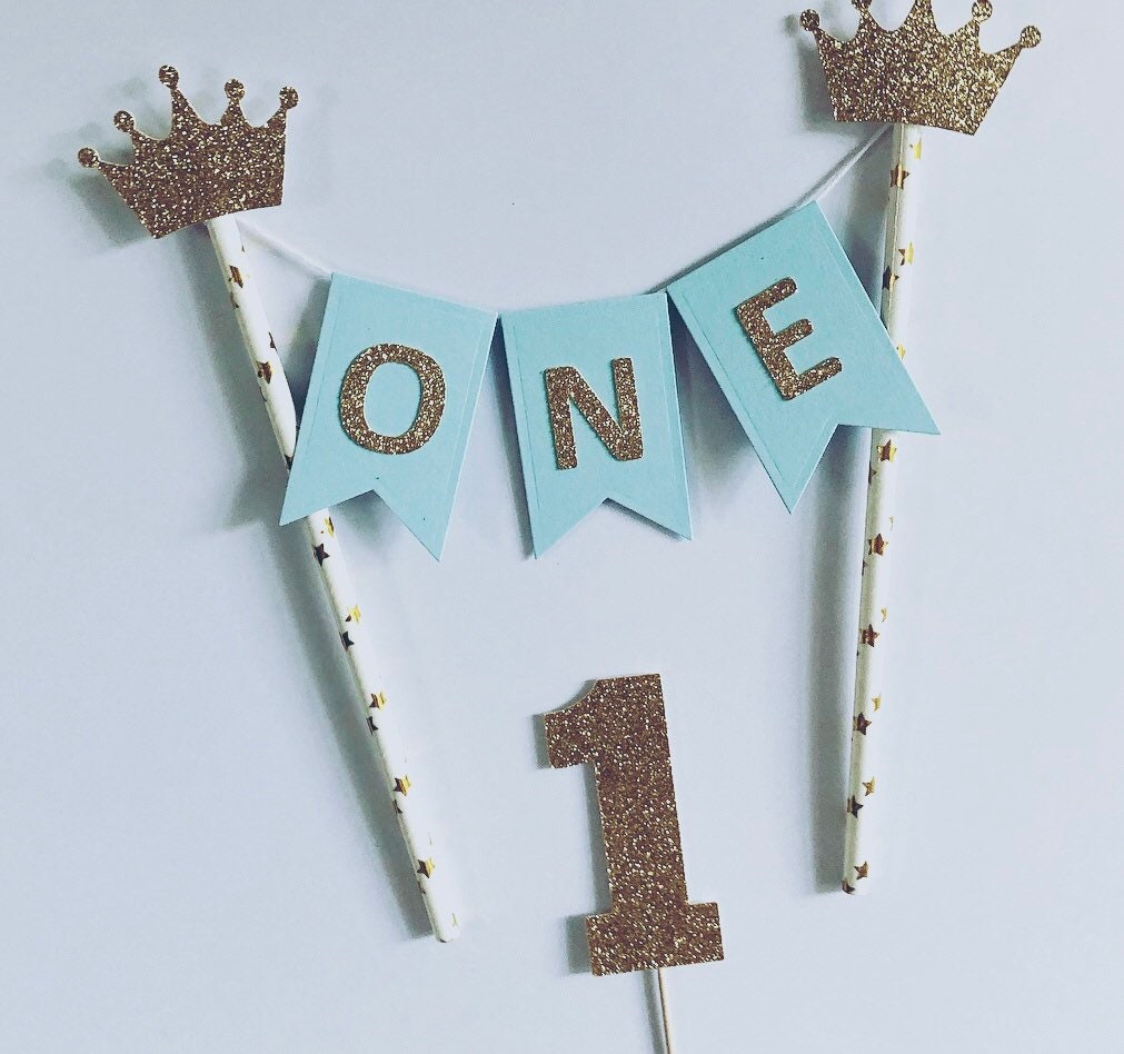 Prince Royal Crown Cake Topperprince Cake Buntingcake | Etsy