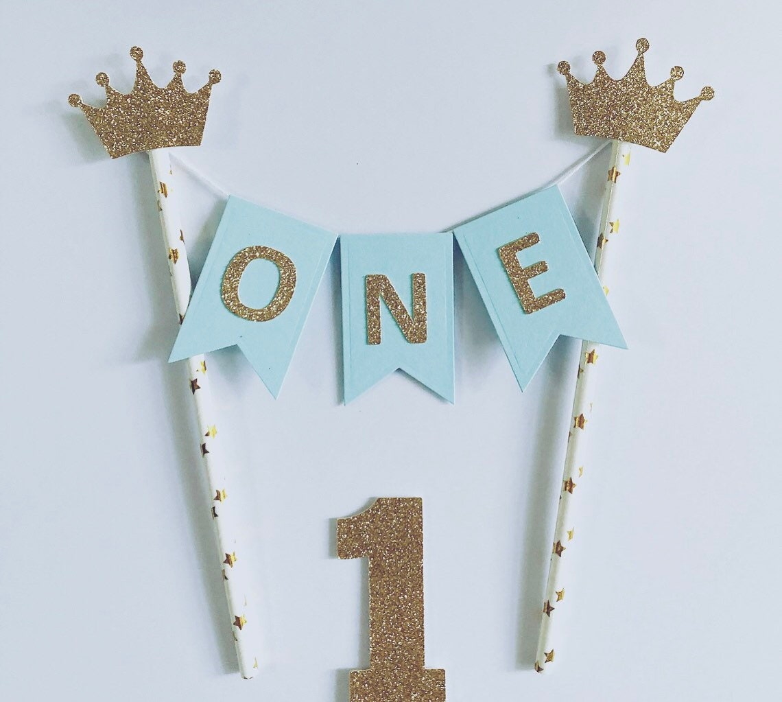 Prince Royal Crown Cake Topperprince Cake Buntingcake | Etsy