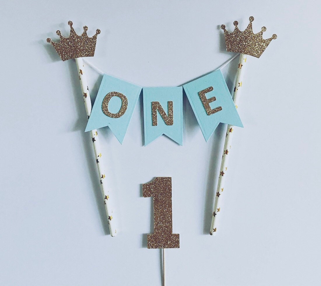 Prince Royal Crown Cake Topperprince Cake Buntingcake | Etsy