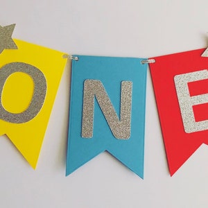 Highchair Bunting, Bunting, One Bunting, Carnival, Circus, 1st Birthday ...