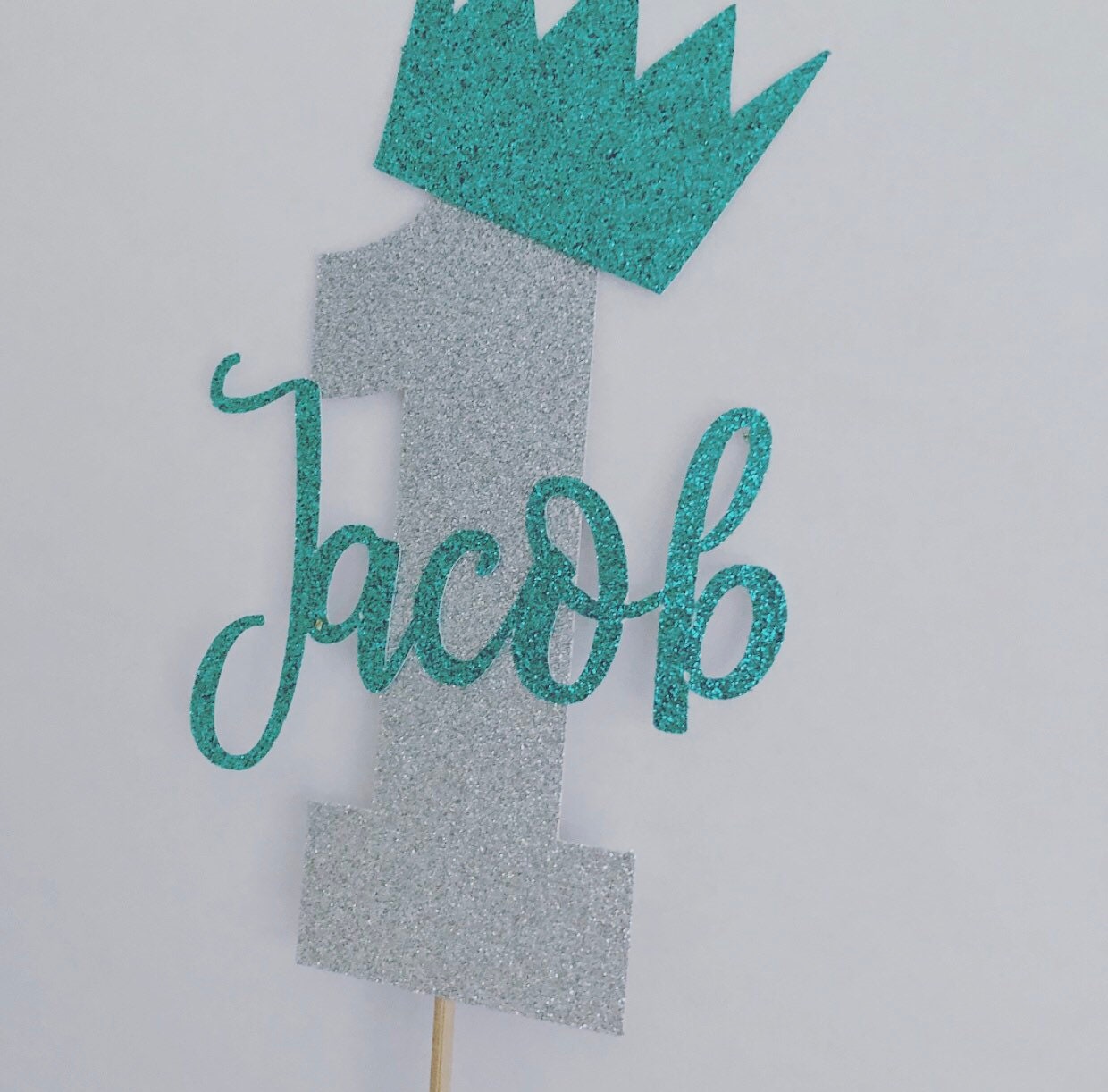 Custom Personalised Number One Cake Topper 1st Birthday | Etsy