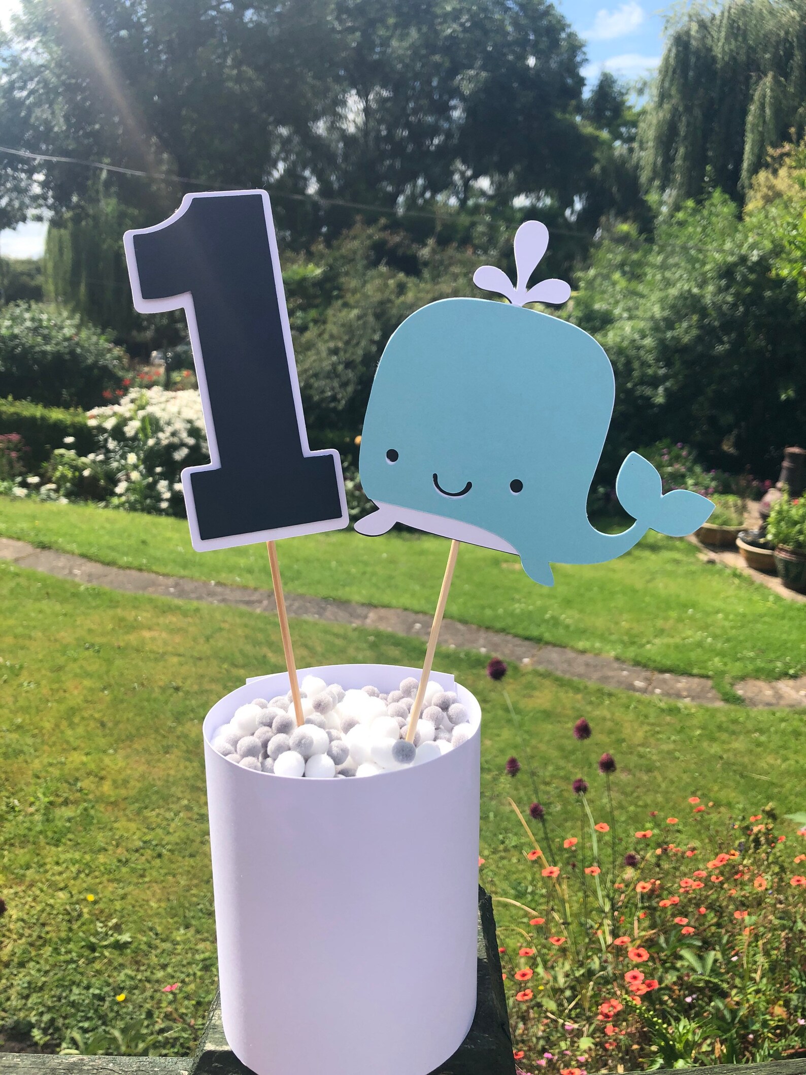 First Birthday Cake Topper Whale Cake Topper Whale | Etsy