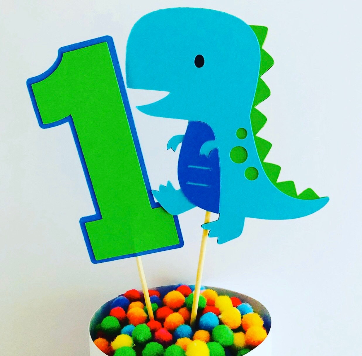 Custom Dinosaur Cake Topper Any Age Cake Topper Dino Party - Etsy
