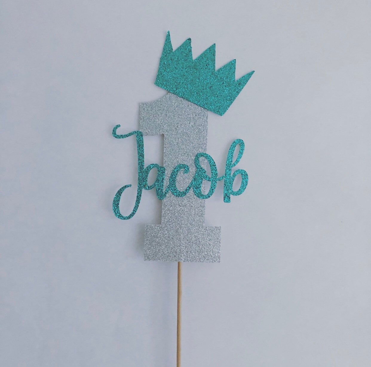 Custom Personalised Number One Cake Topper 1st Birthday | Etsy