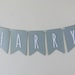 Custom Name Bunting Personalised Bunting Grey and White - Etsy