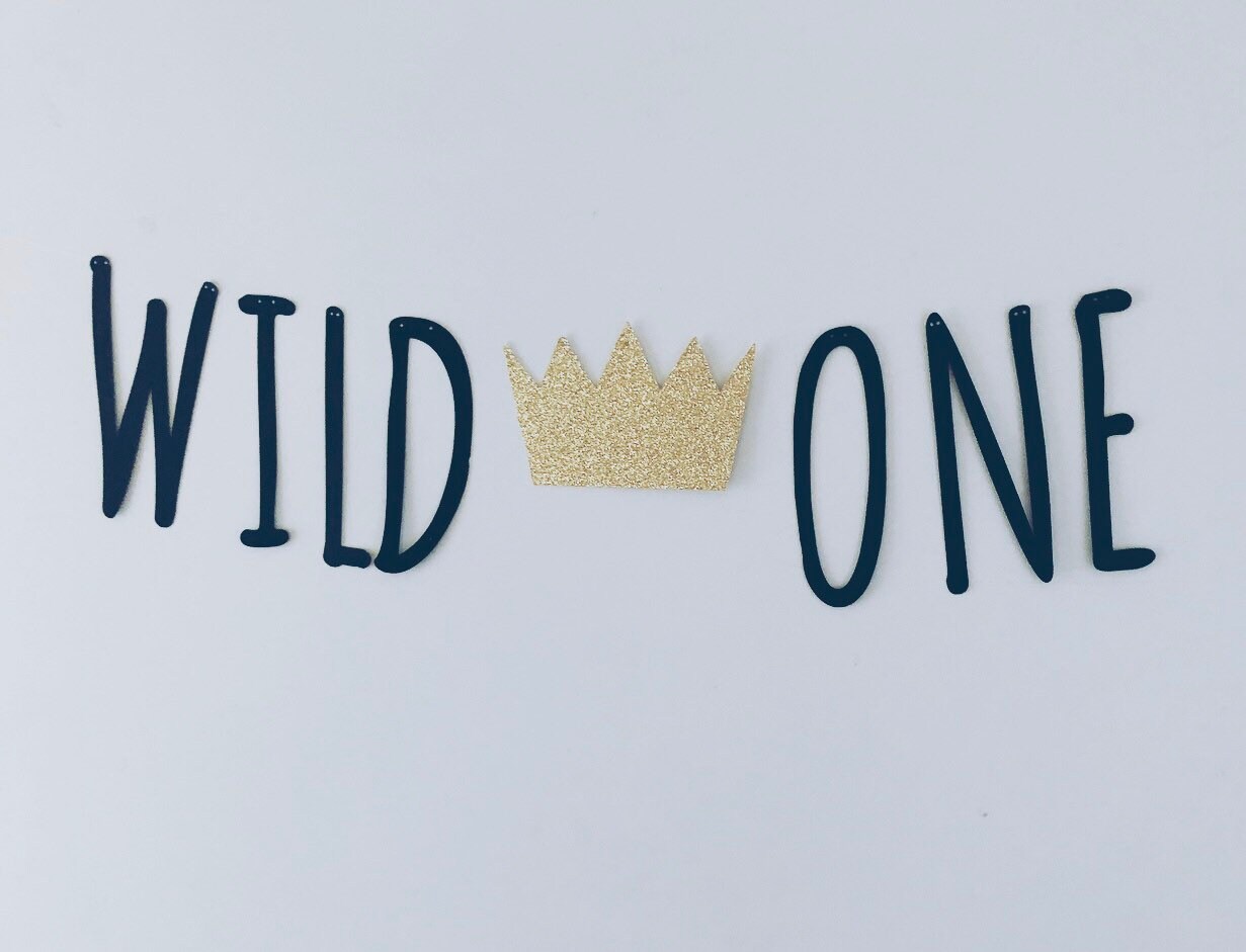 Wild One Banner Where the Wild Things Are Personalised | Etsy