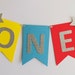 Highchair Bunting, Bunting, One Bunting, Carnival, Circus, 1st Birthday ...