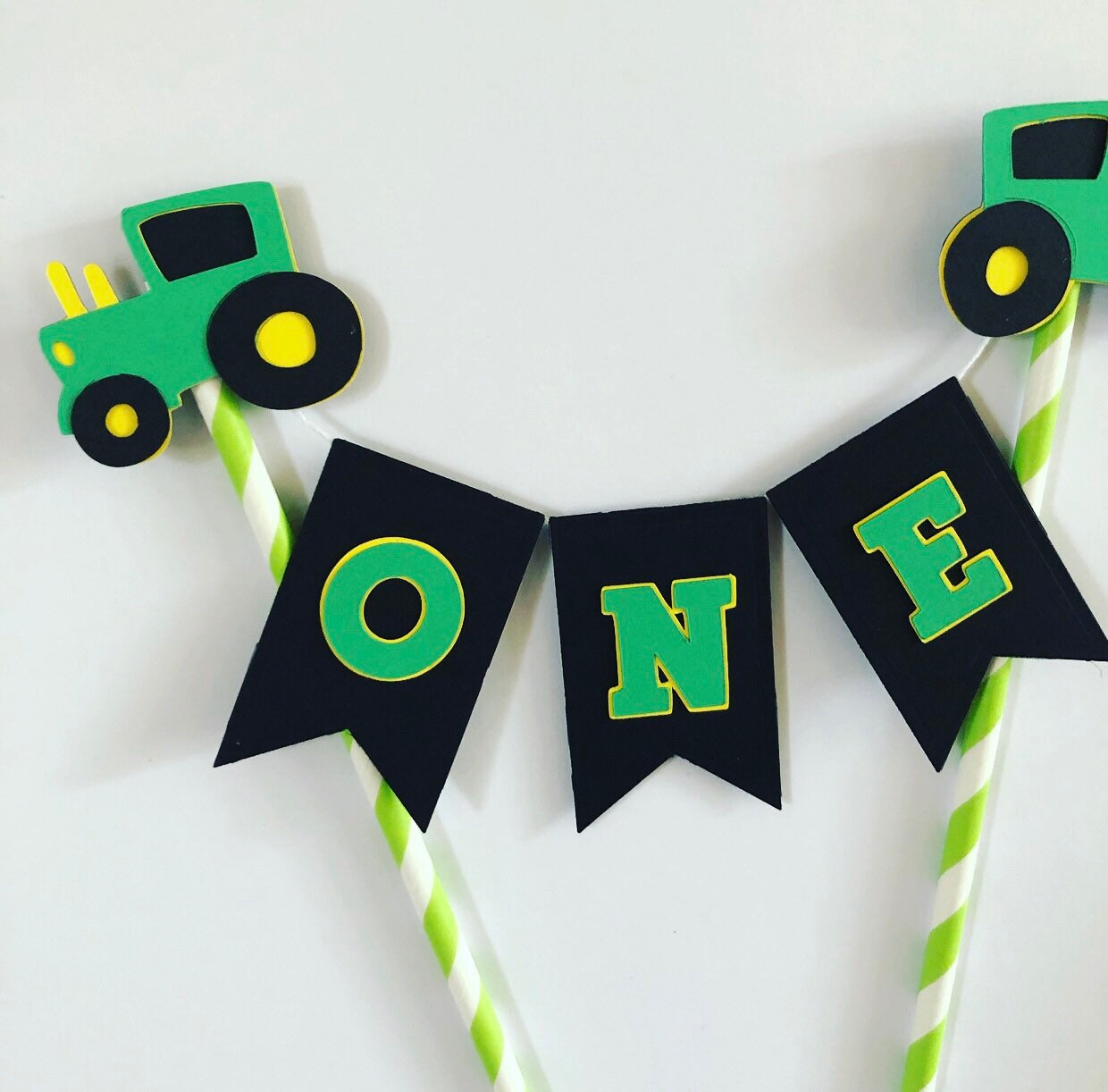 Tractor Cake Topper, Tractor Cake Bunting, Tractor Party, Tractor ...