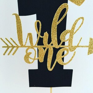 Wild One Cake Topper Wild One Birthday Party Decorations 1st Birthday ...