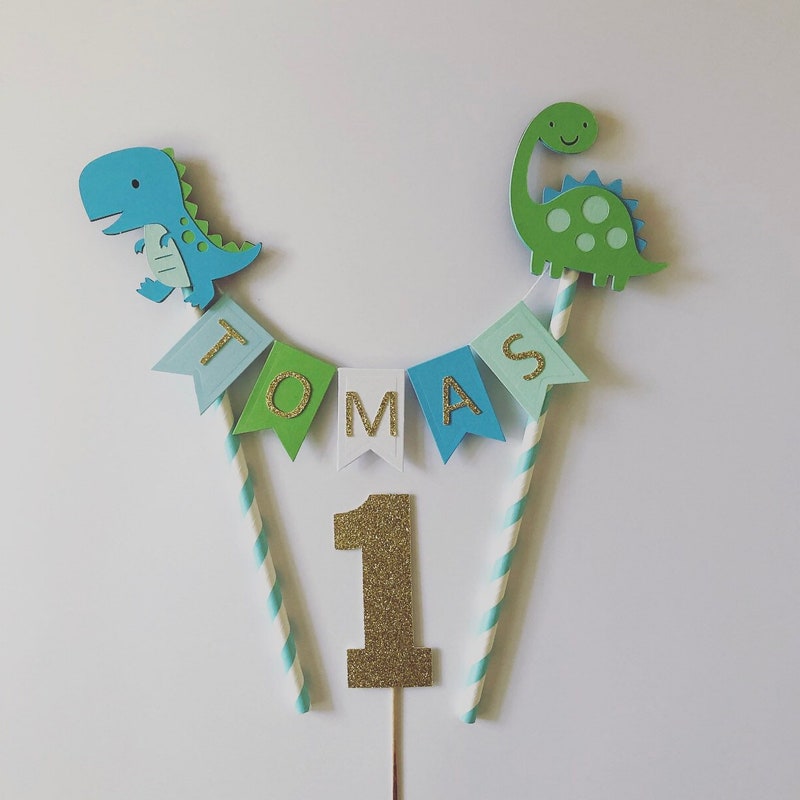 Dinosaur Cake Topper - Etsy