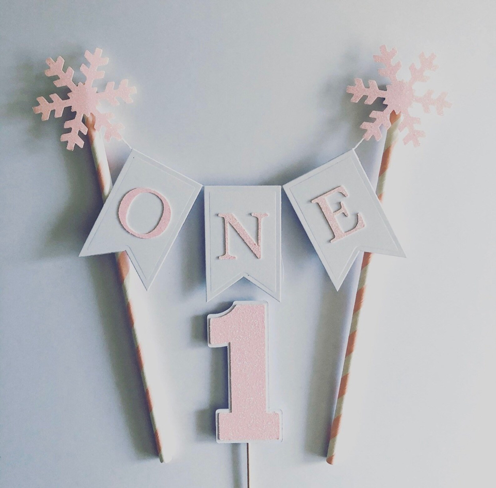 First Birthday Cake Topper, Winter Onderland Cake Topper, One Cake ...