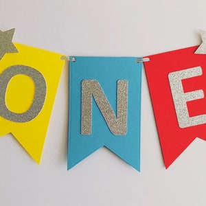 Highchair Bunting, Bunting, One Bunting, Carnival, Circus, 1st Birthday ...