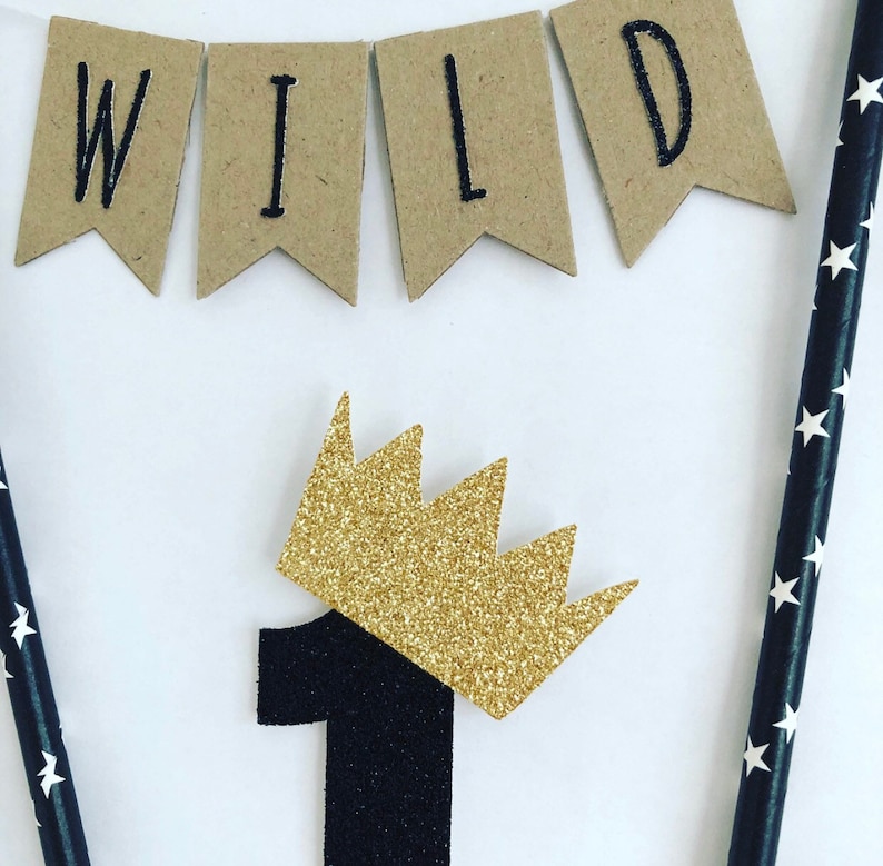 Wild One Birthday Wild One Cake Topper Where the Wild Things - Etsy