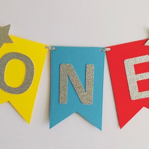 Highchair Bunting, Bunting, One Bunting, Carnival, Circus, 1st Birthday ...