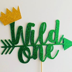 Wild One Cake Topper, One Cake Topper, First Birthday Cake Topper, Wild ...