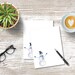 Printable Stationery Watercolor Snowman, Writing Paper Download, 8.5x11 ...