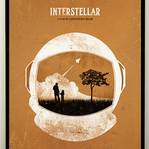 Interstellar Textless Minimalist Movie Poster Wall Art Print - Etsy