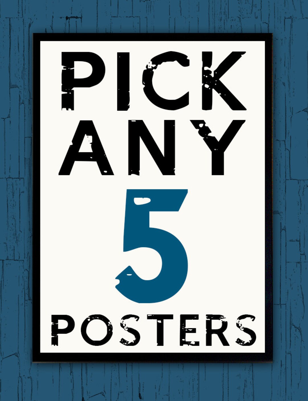 PICK ANY 5 Minimalist Movie Poster - Etsy