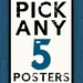 PICK ANY 2 Minimalist Movie Poster - Etsy