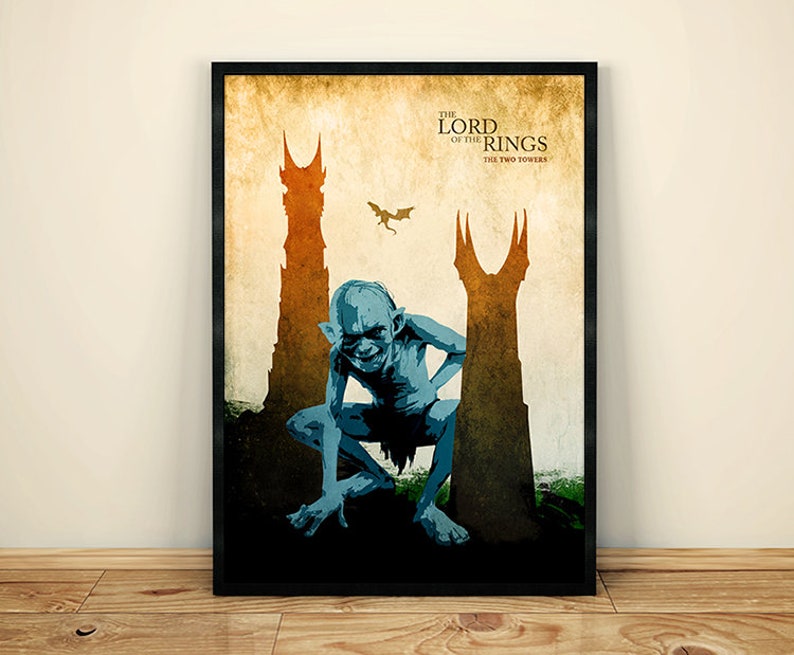 The Lord of the Rings and the Hobbit Movie Poster Set - Etsy