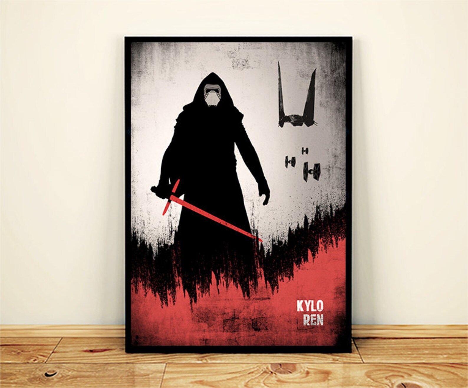 Star Wars Dark Side Poster Set / Darth Vader Kylo Ren Darth - Etsy