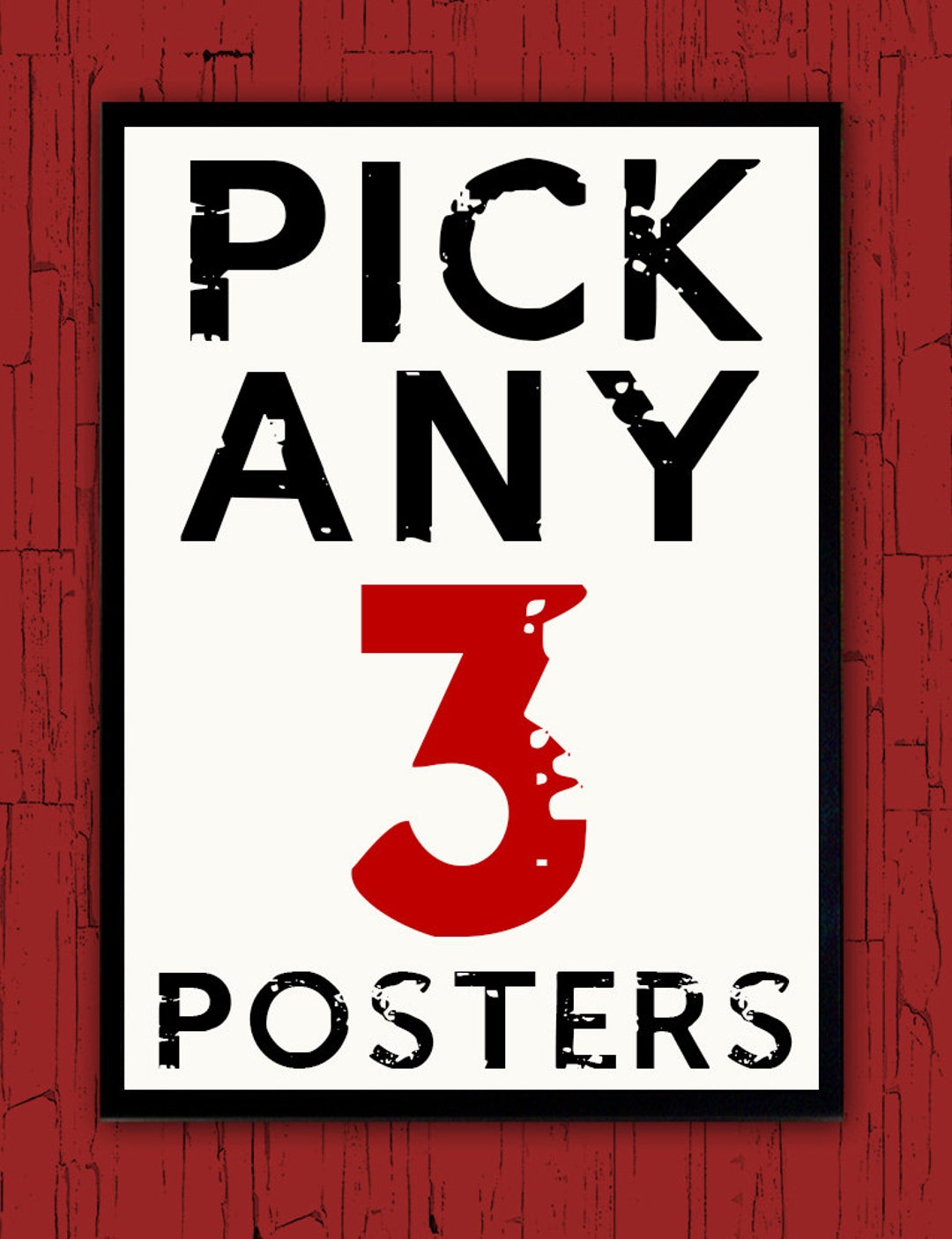 PICK ANY -3- Minimalist Movie Poster - Etsy