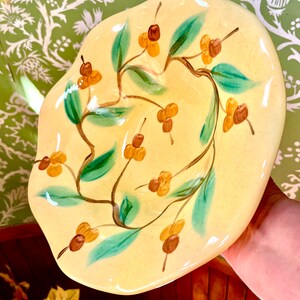 Vintage GAIL PITTMAN Designs Pottery SIENA Pattern Hand Painted Signed ...