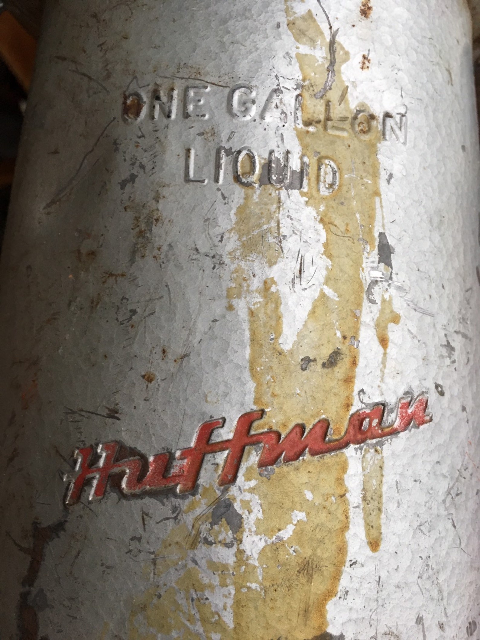 VINTAGE Collectible Old Huffman Metal OIL CAN 1 Gallon | Etsy