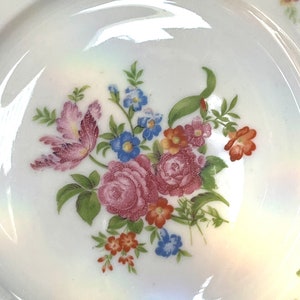 Vintage CONCORDE Fine China Porcelain SALAD Serving Plate CCD2 Floral ...