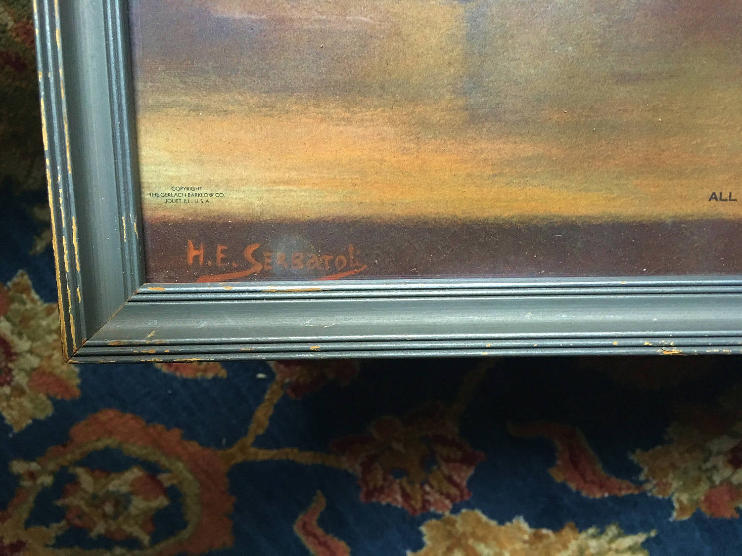 Museum Quality Vintage Reproduction Print in Full Color of Old | Etsy