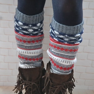 Bohemian Multicolor Socks Boho Leg Warmers bohemia Leg | Etsy