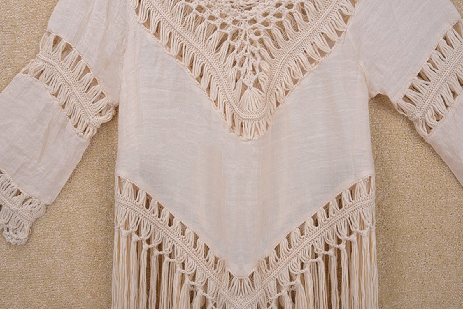 Fringe Crochet Womens Top crochet Fringe Beach Top Summer - Etsy