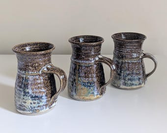 1970s Robin Hopper Set of 3 Handmade Pottery Mugs Made in Canada. NEAR ...