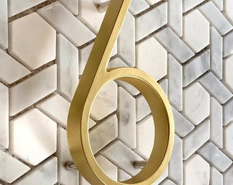 Brass House Numbers | Etsy
