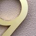Gold House Numbers Floating House Numbers 10&15cm Metal House Numbers ...