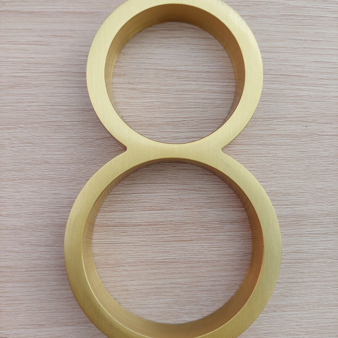 Gold Floating House Numbers/ Satin Gold House Numbers/ Floating Metal ...
