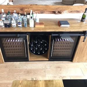 Wine Rack Beer Fridge/ Oak Beer Cupboards/ Industrial Wine Cupboards ...