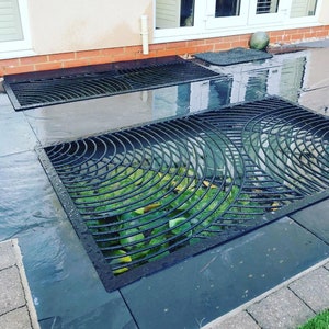 Garden Pond Cover/ Metal Pond Cover/ Garden Decorations/ Ripple Effect ...