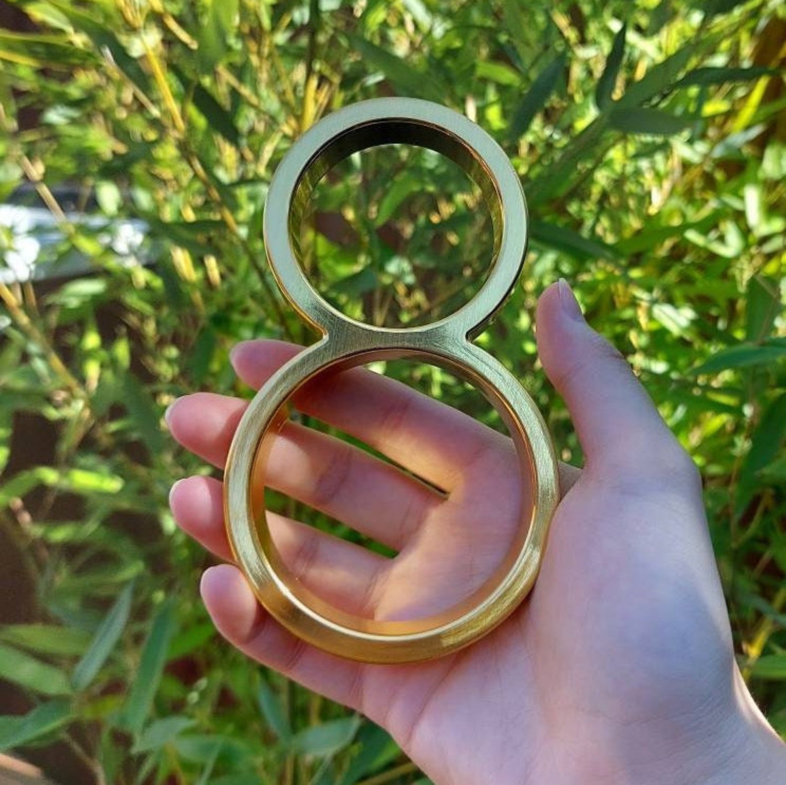 Gold Metal House Numbers/gold Floating House Numbers/ Brass - Etsy