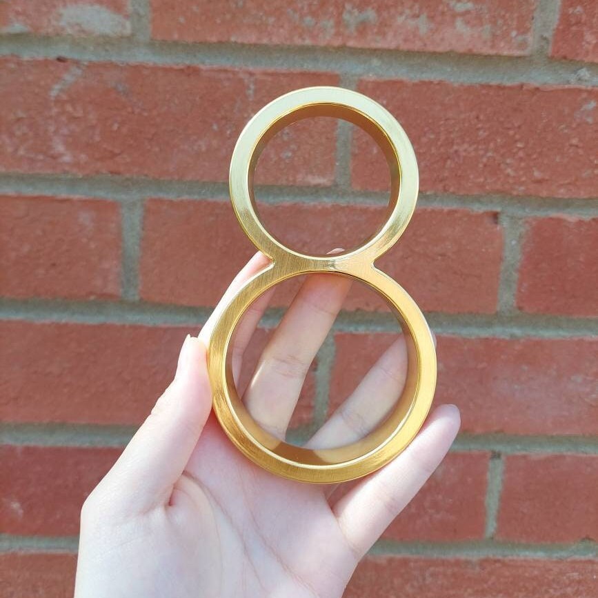 Gold Metal House Numbers/gold Floating House Numbers/ Brass - Etsy UK