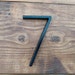 Floating Modern House Numbers/ 5 Inch House Numbers/ Metal House ...