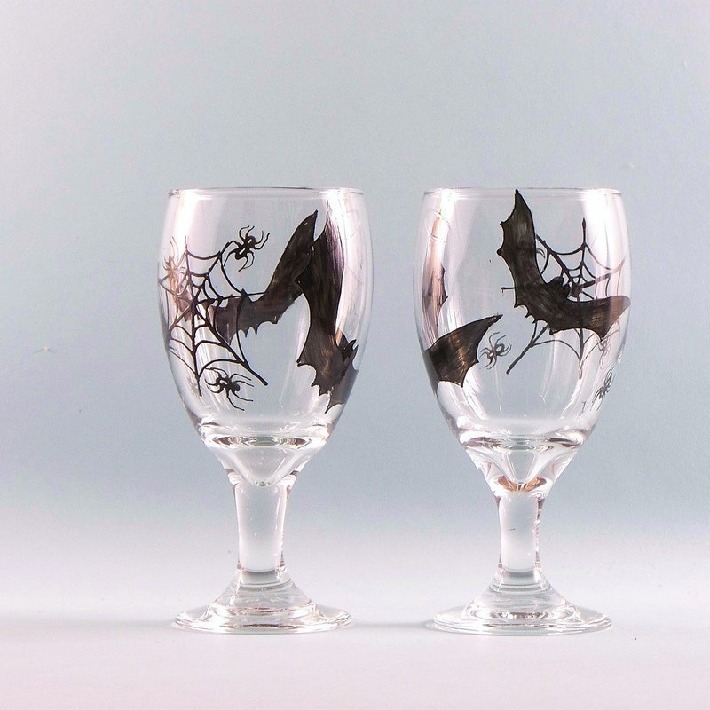 Halloween Glassware - Etsy